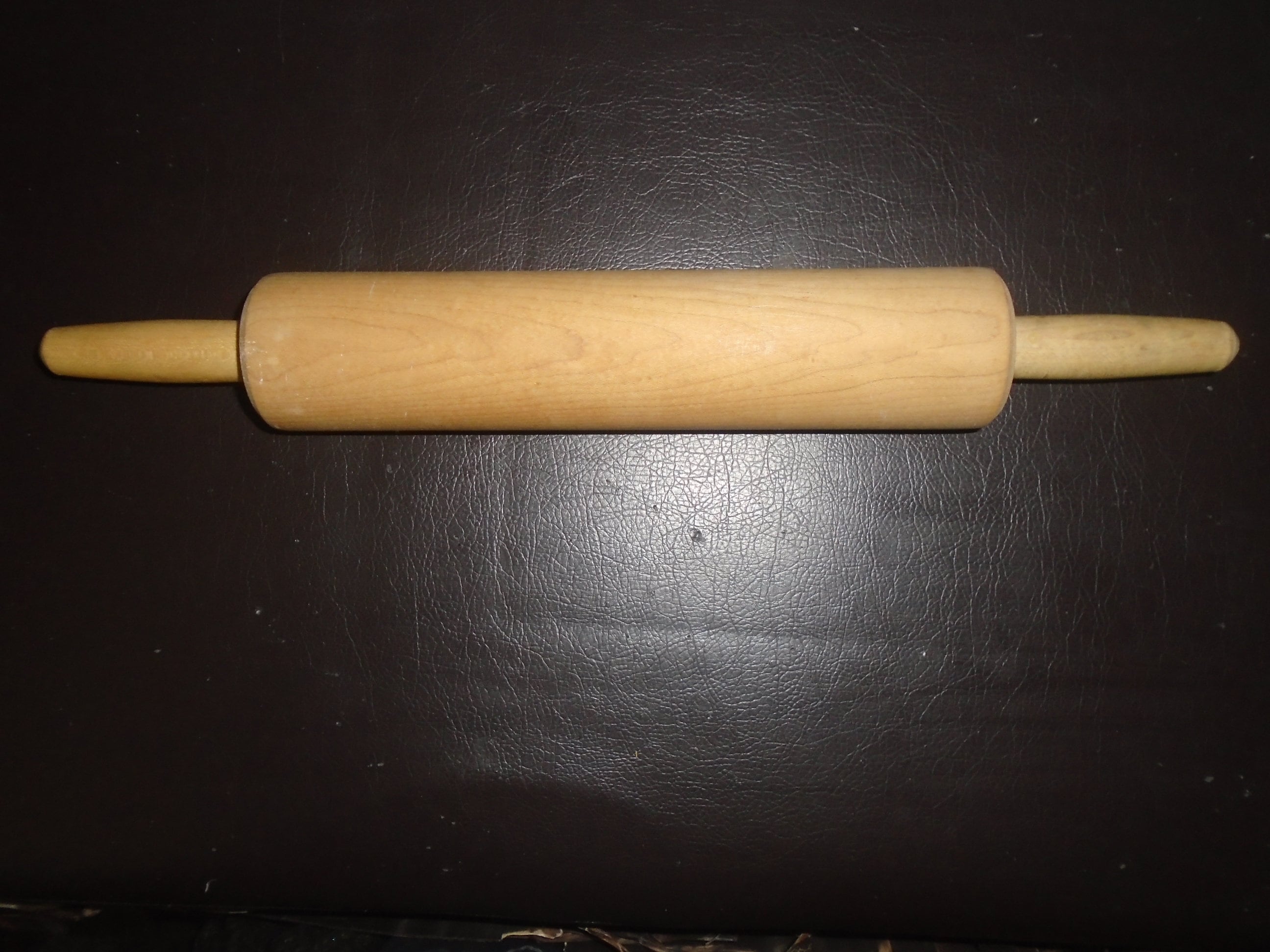 Vintage Solid Wood Rolling Pin Bakery Tool - Etsy