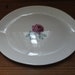 Vintage Rose Oval USA Platter - Etsy