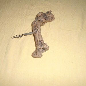Vintage Driftwood Corkscrew Wine Bottle Opener - Etsy