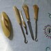 Antique Celluloid Manicure Set - Etsy