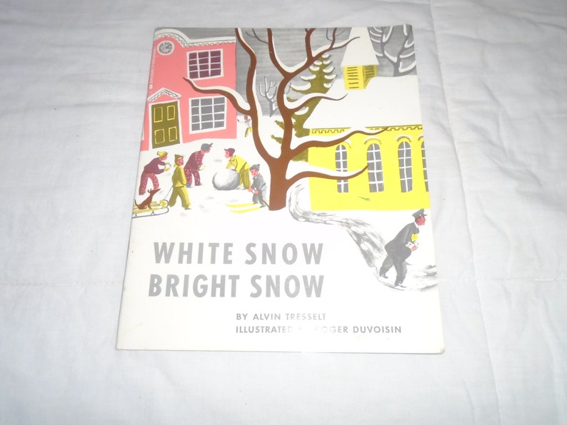 Vintage Paperback Book White Snow Bright Snow by Alvin | Etsy
