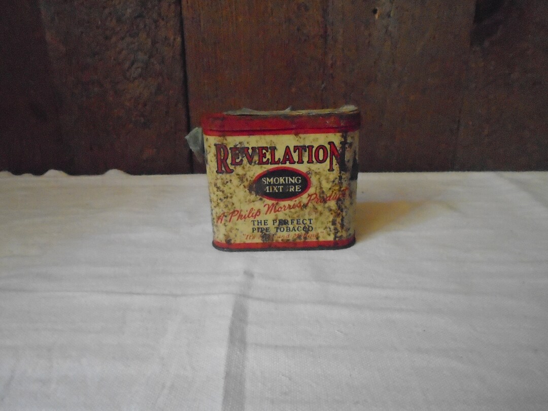 Antique Revelation Pipe Tobacco Tin Philip Morris and Company - Etsy