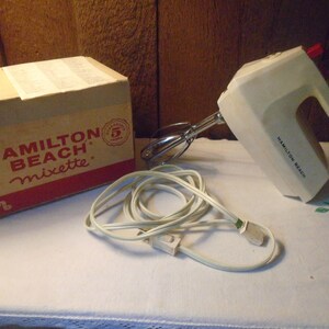 Vintage Hamilton Beach Super Mixette Hand Mixer 3 Speed Model 70 - Etsy