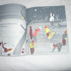 Vintage Paperback Book White Snow Bright Snow by Alvin Tresselt - Etsy