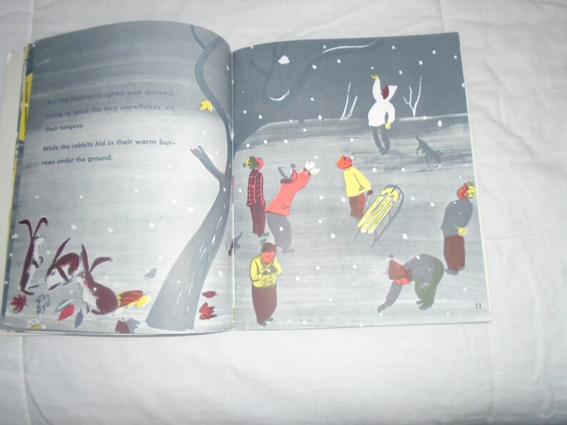 Vintage Paperback Book White Snow Bright Snow by Alvin | Etsy