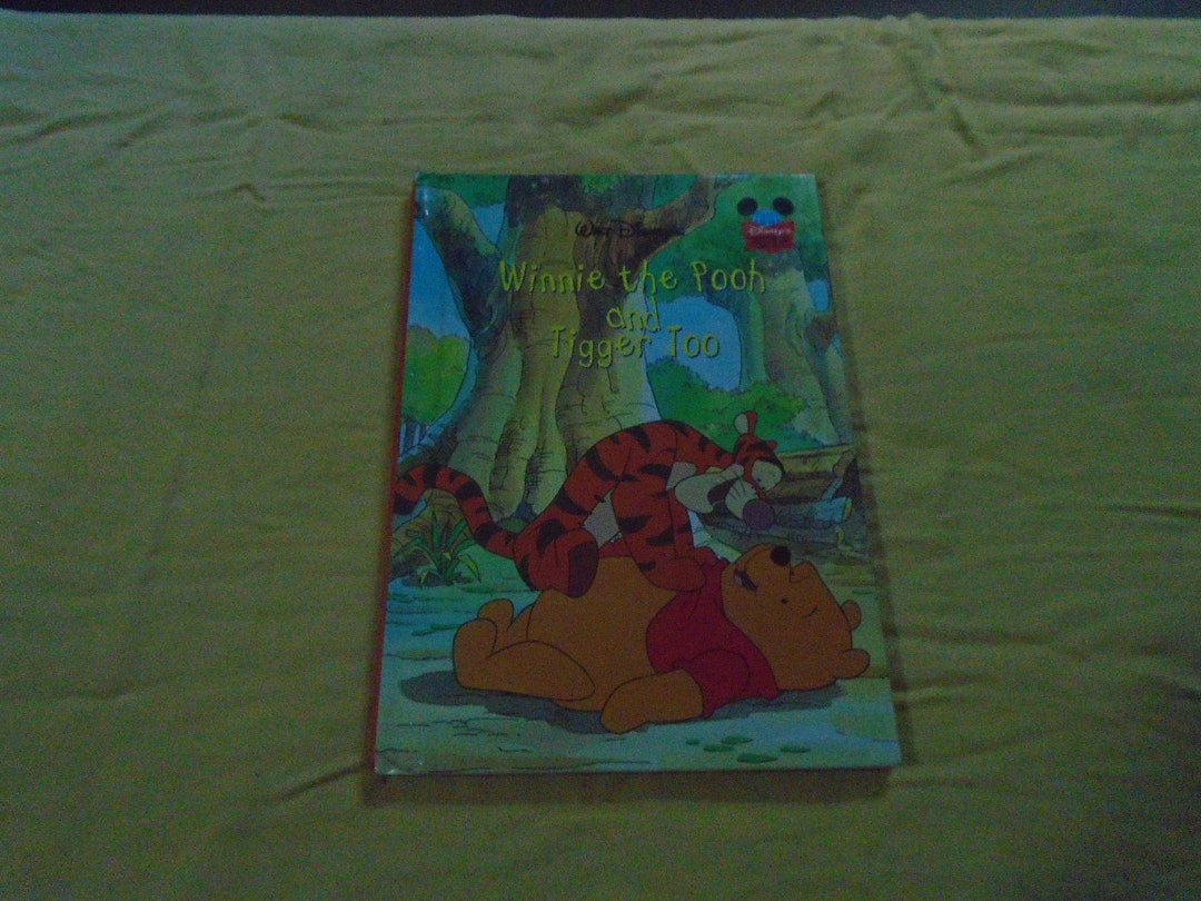 Vintage Walt Disney's Winnie the Pooh and Tigger Too Glossy Hardcover ...