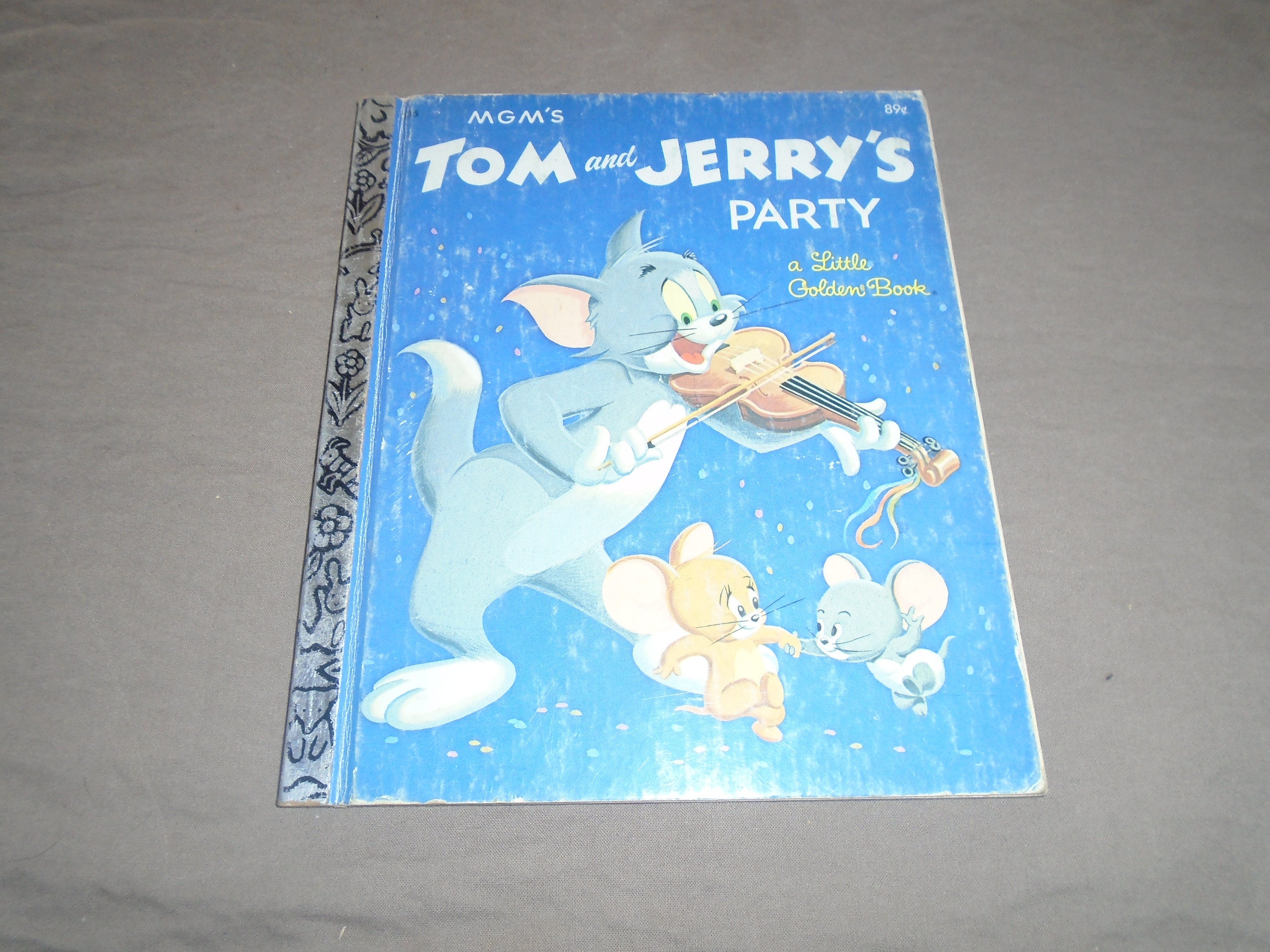 Mgm's Tom and Jerry's Party A Little Golden Book Told - Etsy