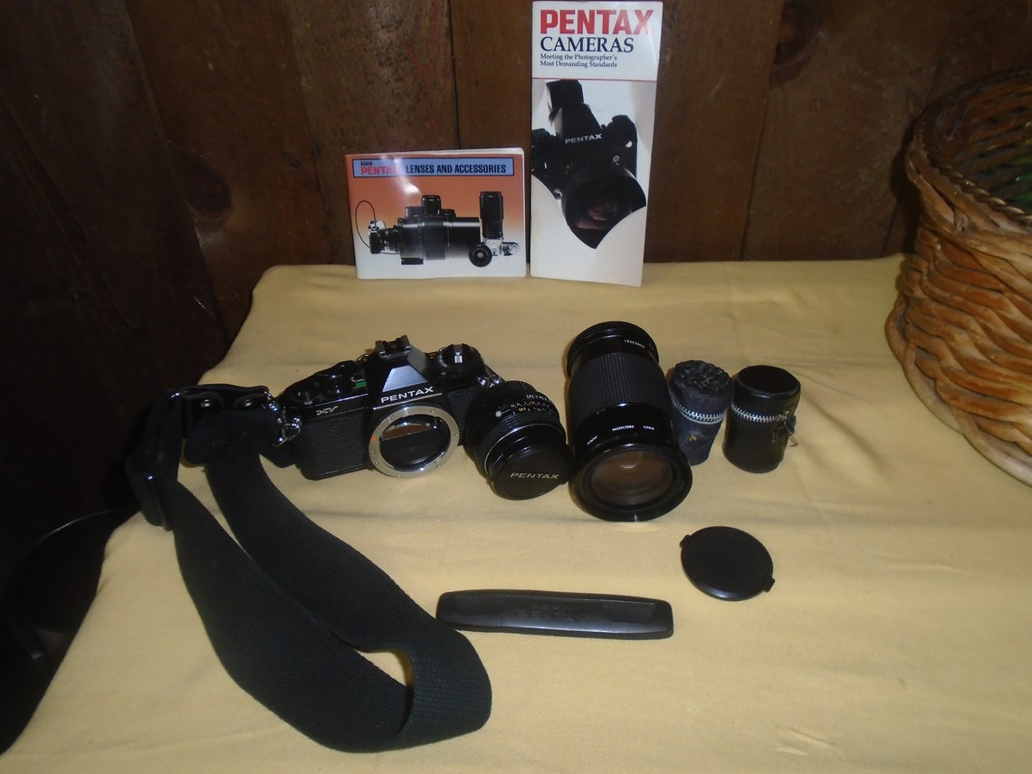 Vintage Pentax 35 Mm Film Camera MV SMC Pentax M 50 Mm Lens - Etsy