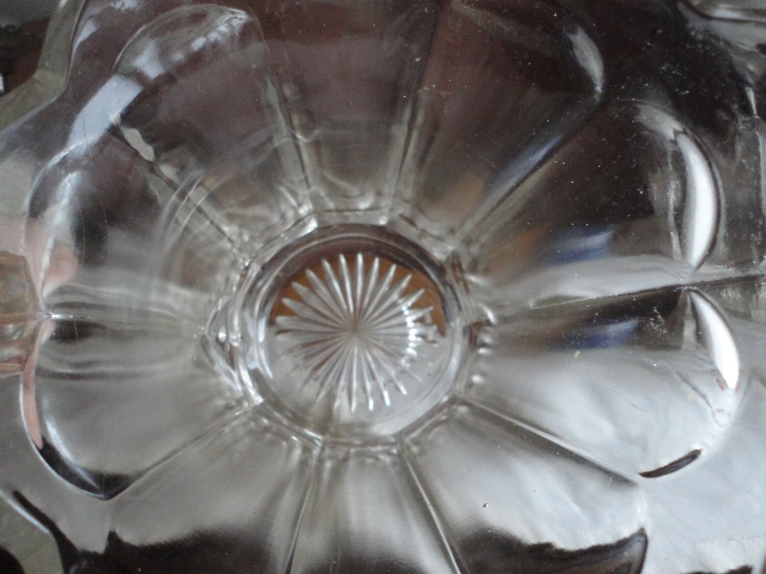 Vintage Pressed Glass Beer Pitcher Scalloped Edge Juice Water - Etsy