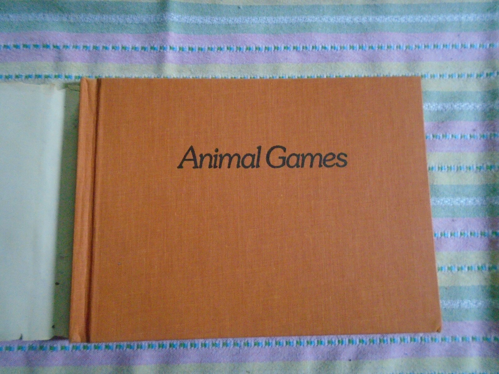 Animal Games Hardcover Book with Dust Jacket By Russell | Etsy