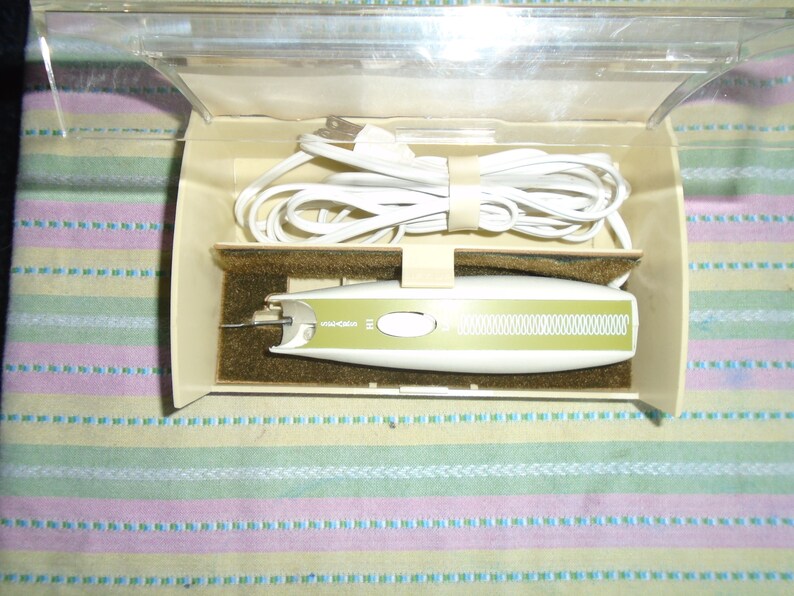 Vintage Green and White Sears Electric 2 Speed Scissors With - Etsy