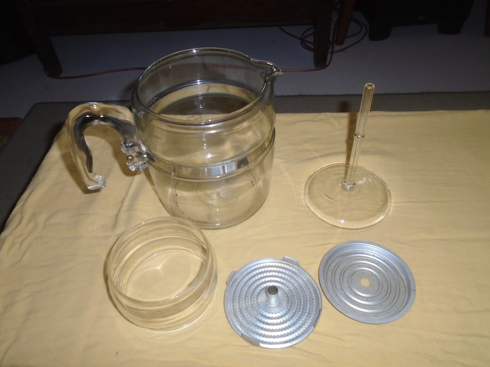 Vintage Pyrex Glass Flameware Coffee Pot Percolator 9 Cup 7759 - Etsy