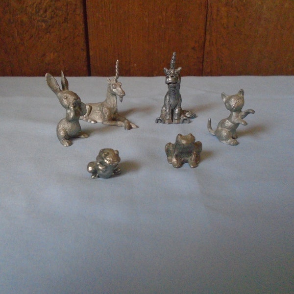 Pewter Figurines - Etsy