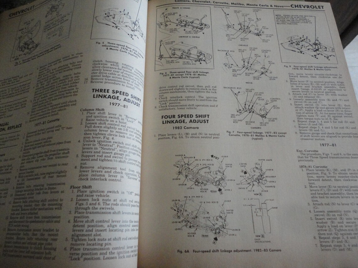 Motor Auto Repair Manual Hard Cover Book 1977-83 Models | Etsy