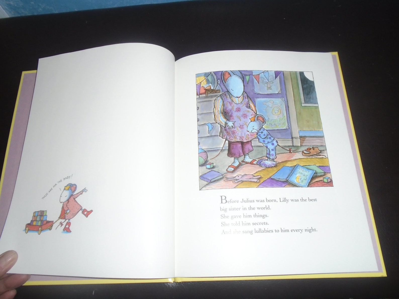 Julius the Baby of the World Hardcover Book by Kevin Henkes - Etsy