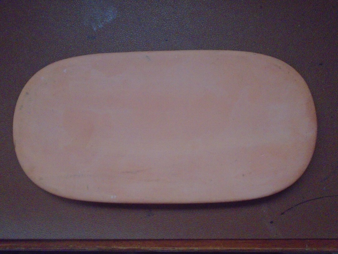 Vintage Clay Terra Cotta Bread Warming Stone - Etsy