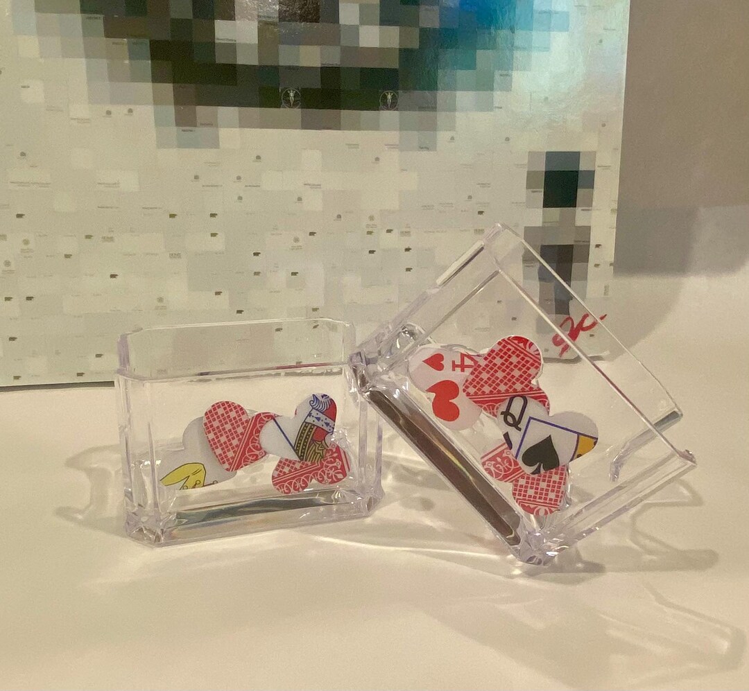 Canasta Punch of Hearts Card Caddy - Etsy