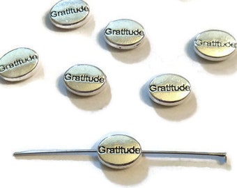 10pcs/lot Thankful Charm Thankful and Grateful Stainless Steel - Etsy