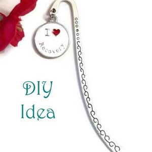 10 Pcs DIY Metal Bookmarks for Crafting - Antique Silver - Etsy