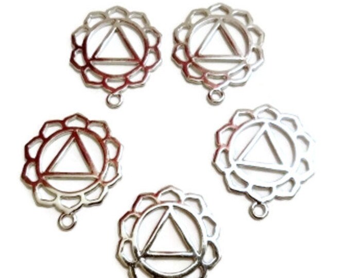 10 Pc AA Inspired Pendant Charms Alcoholics Anonymous Ruffled Edge - Etsy