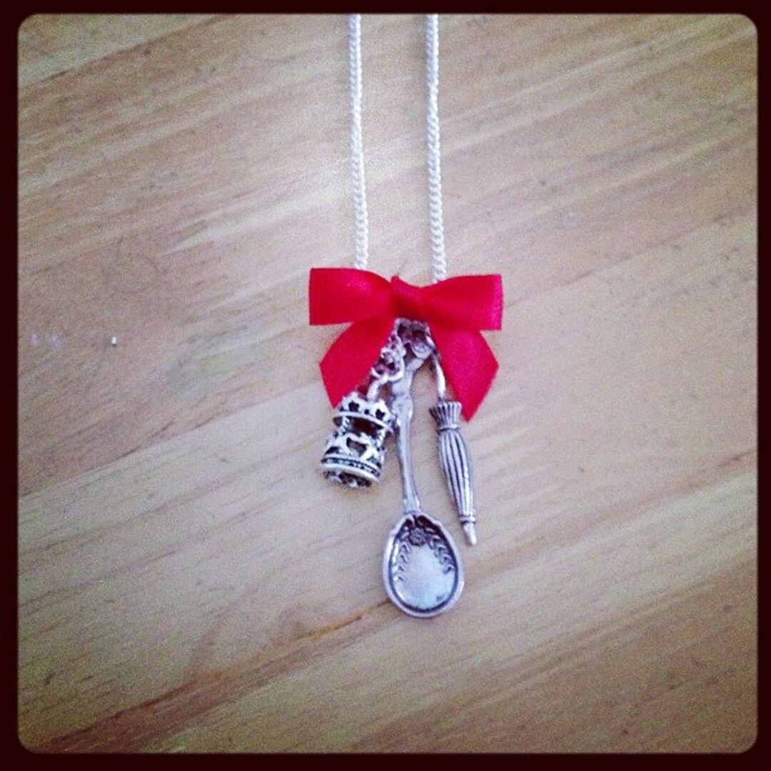 Just a Spoonful of Sugar Cluster Necklace Mary Poppins Handmade Unique ...