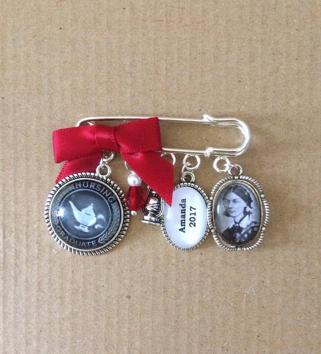 Vintage PERSONALISED Florence Nightingale/ Nursing Graduate Pinning ...