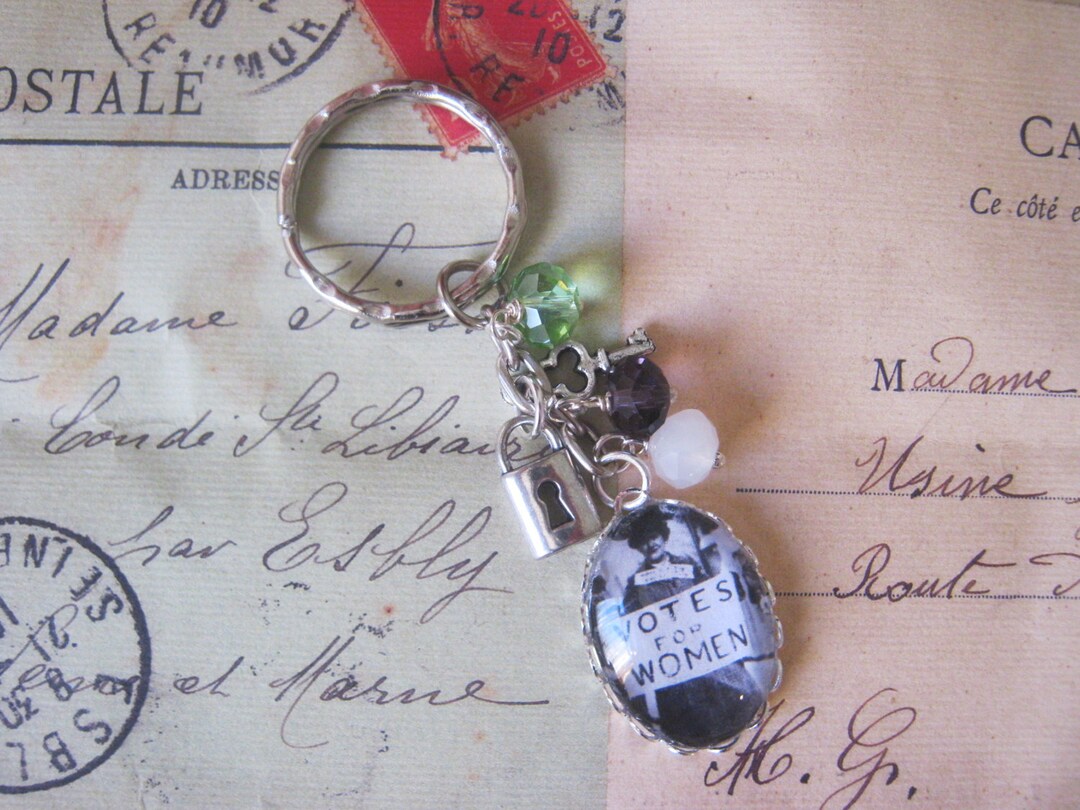 Votes for Women Keyring / Keychain Handmade, Unique - Etsy UK