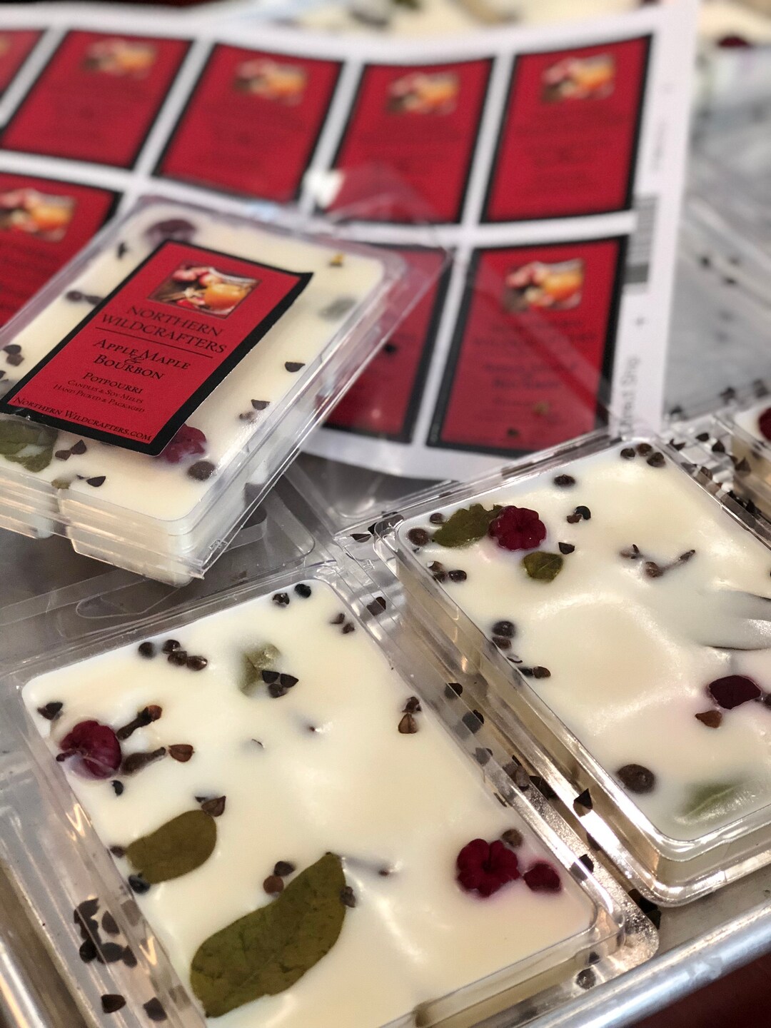 7oz Wax Melt | APPLE MAPLE BOURBON | Smells Like Warm Cinnamon and ...