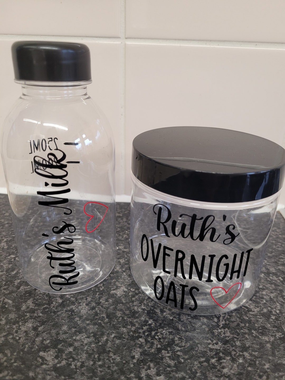 Overnight Oats and Milk Allowance Bottle - Etsy