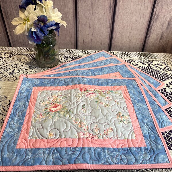 Patchwork Placemats - Etsy