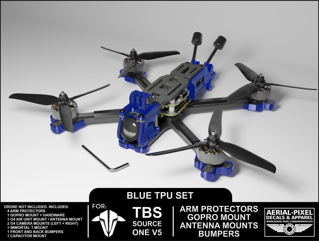 TBS Source One V5 DJI O4 Pro Conversion TPU Set - Choose From 10 ...