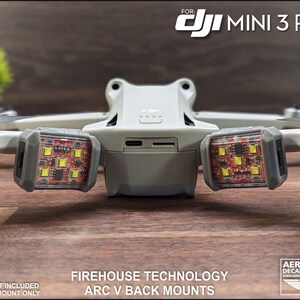 DJI Mini 3 Pro Strobe Light Mounts for Firehouse Technology Arc V (strobe Not Included) - Etsy