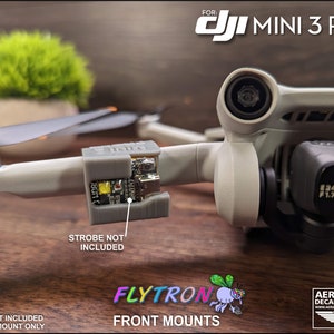 DJI Mini 3 Pro Strobe Light Mounts for Flytron Strobes (strobe Lights Not Included) - Etsy