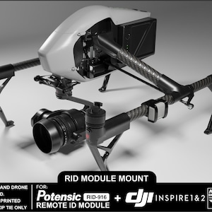 DJI Inspire 1 and 2 Potensic RID-916 Remote ID Module Mount (potensic Module Not Included) - Etsy