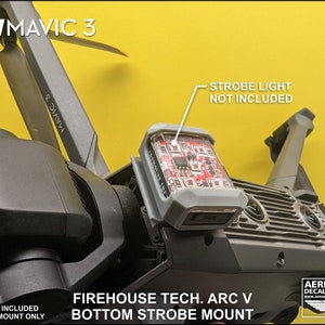 DJI Mavic 3 Series (standard, Pro and Classic) Firehouse Technology ARC V Bottom Strobe Light ...
