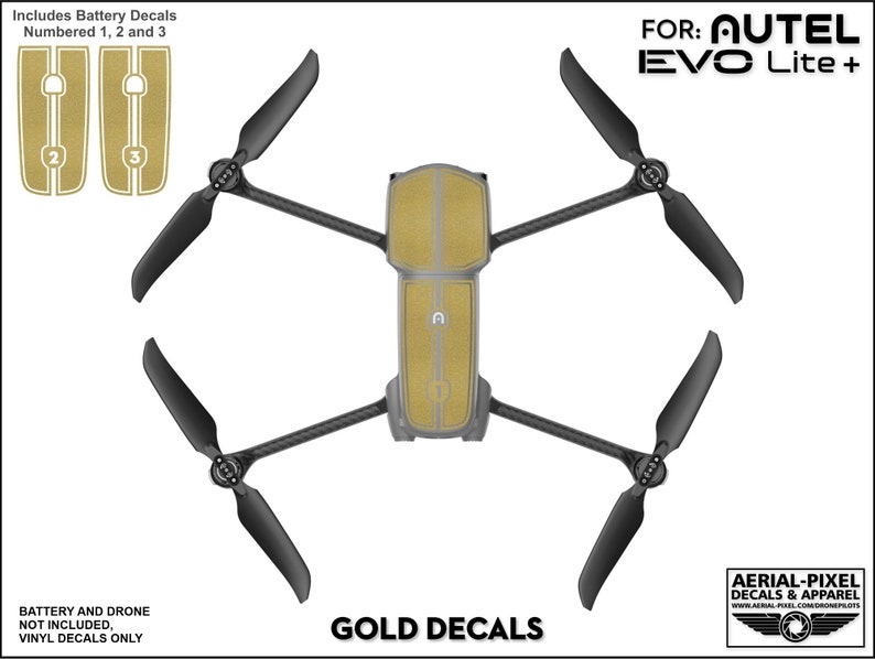 Autel Evo Lite and Lite Racing Stripes With Battery Decals | Etsy