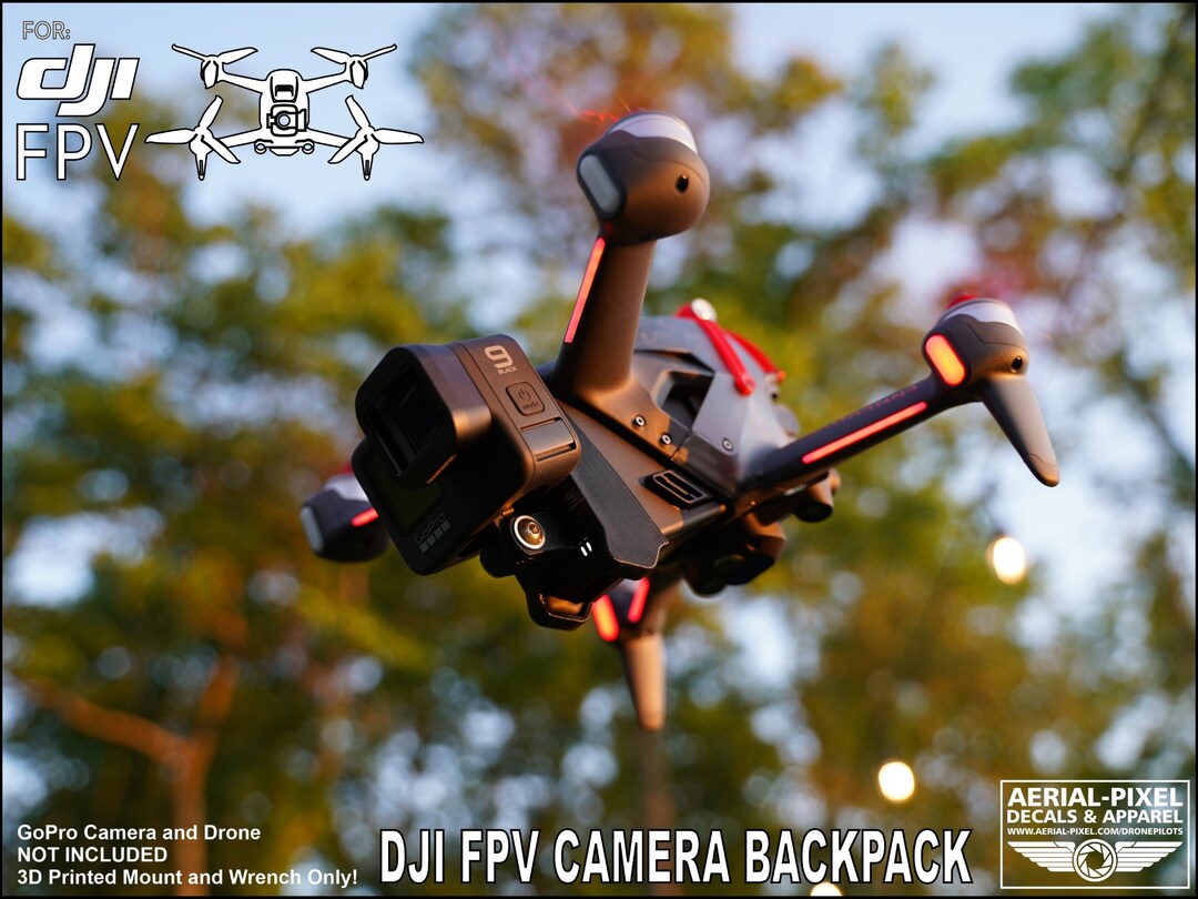 DJI FPV Camera Backpack Mount and Battery Protector - Etsy
