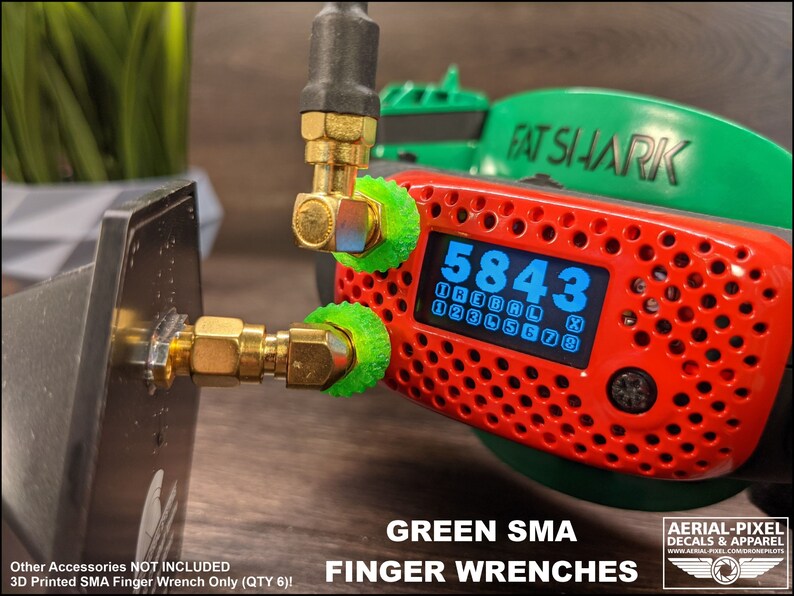 FPV SMA Antenna Finger Wrench Spinners Qty 6 - Choose From Multiple ...