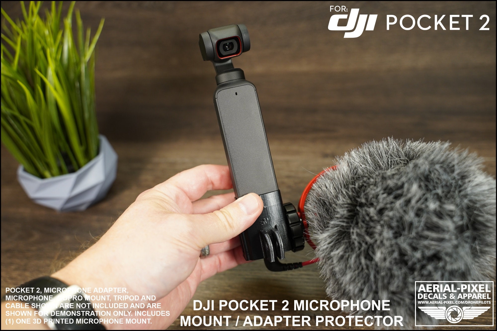 DJI Pocket 2 Microphone Mount for Cold / Hot Shoe Mics for - Etsy UK