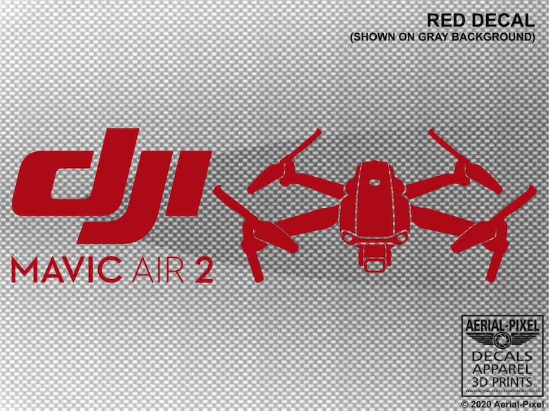 DJI Mavic Air 2 Case & Vehicle Decal Drone Sticker - Etsy