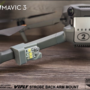 DJI Mavic 3 Strobe Light Mounts for VIFLY Strobe and Platinum Strobe (strobe Lights Not Included ...