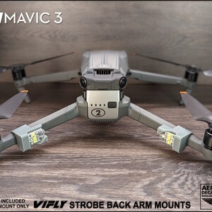 DJI Mavic 3 Strobe Light Mounts for VIFLY Strobe and Platinum Strobe (strobe Lights Not Included ...