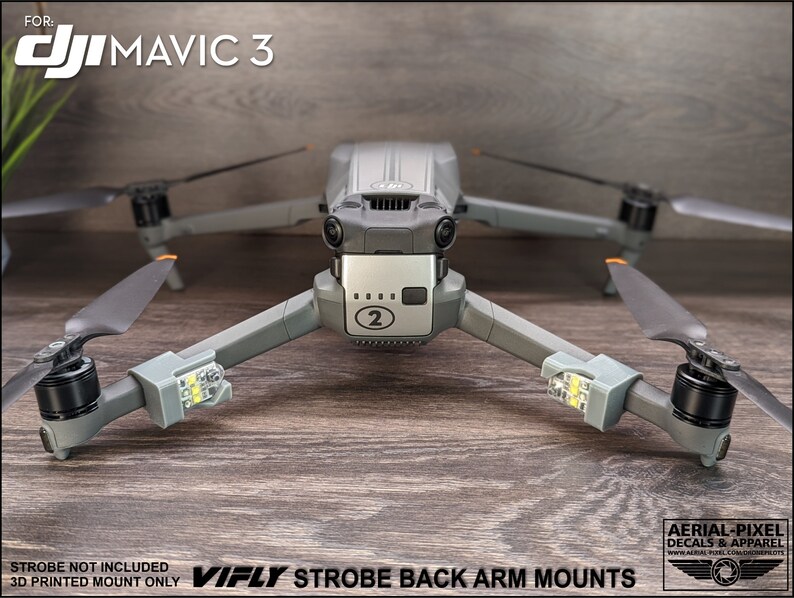 DJI Mavic 3 Strobe Light Mounts for VIFLY Strobe strobe Not - Etsy