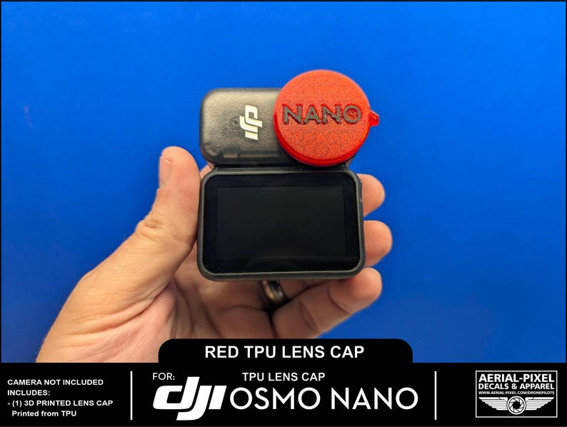 DJI Osmo Nano 3D Printed TPU Lens Protector Cap Red or Black - Etsy