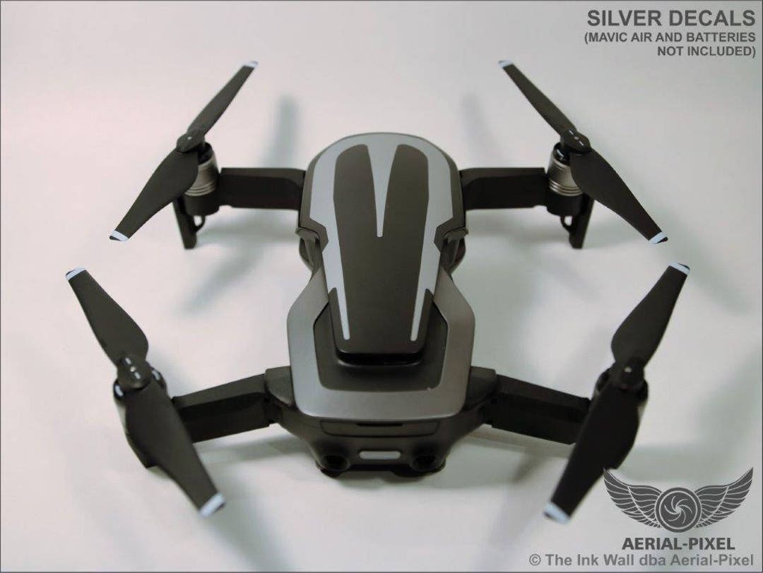 DJI Mavic Air Racing Stripes With Battery Decals Number #1-3 Sticker ...