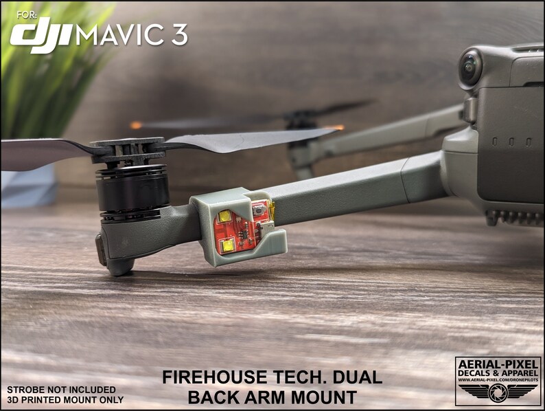 DJI Mavic 3 Strobe Light Mounts for Firehouse Technology Dual - Etsy