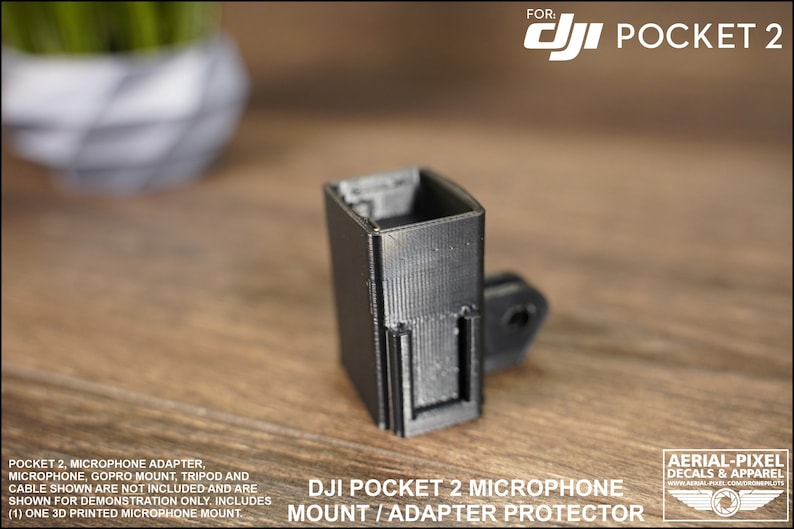 DJI Pocket 2 Microphone Mount for Cold / Hot Shoe Mics for - Etsy