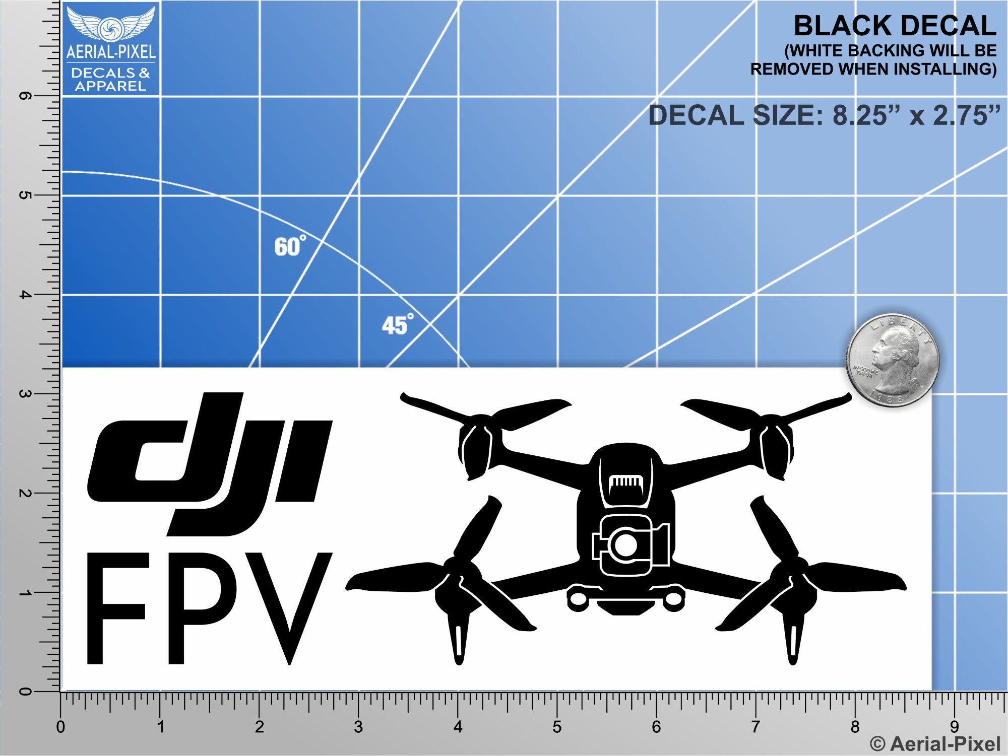 DJI FPV Drone Case & Vehicle Decal Sticker - Etsy UK