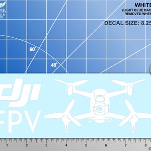 DJI FPV Drone Case & Vehicle Decal Sticker - Etsy