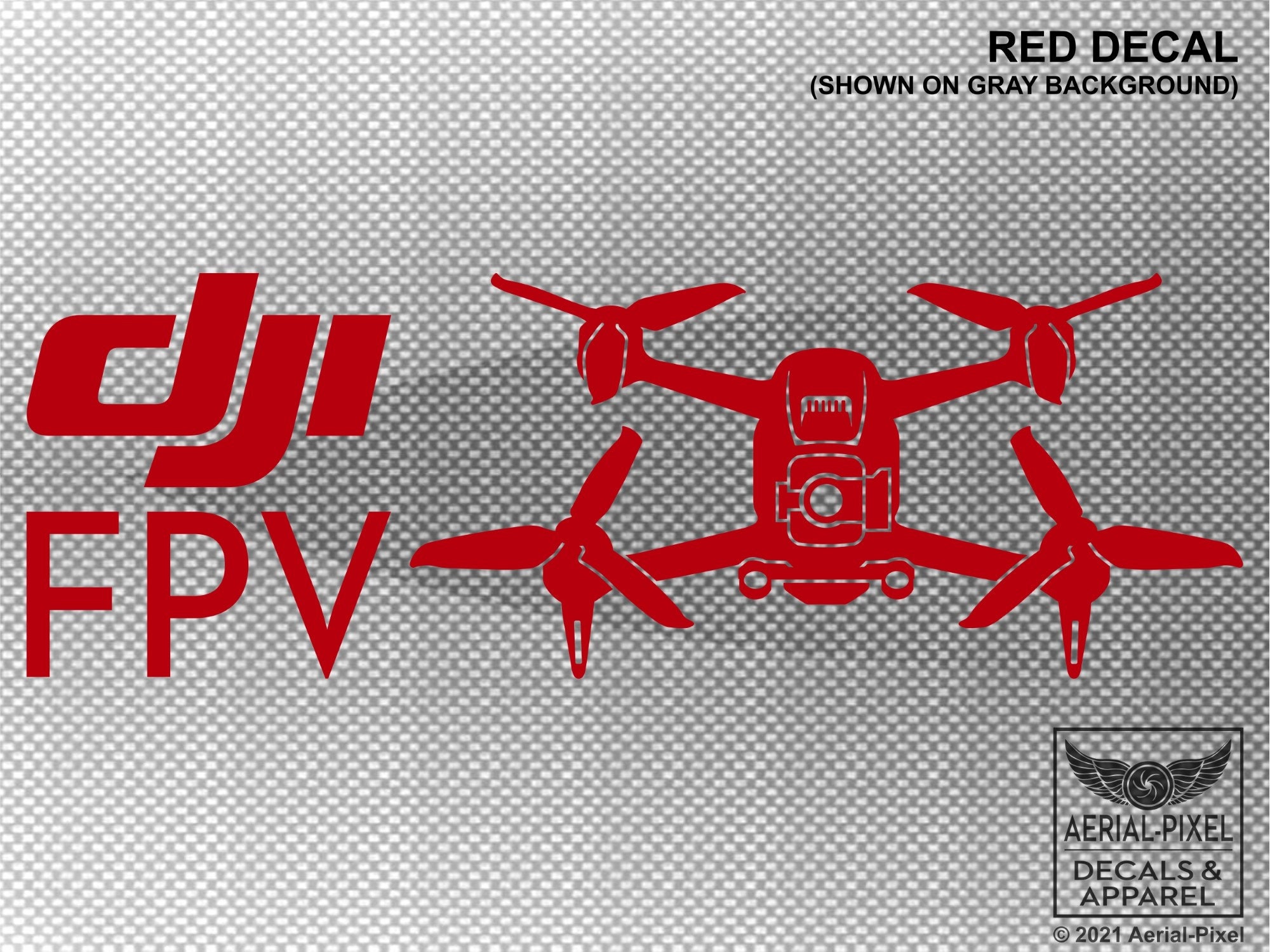 DJI FPV Drone Case & Vehicle Decal Sticker - Etsy UK